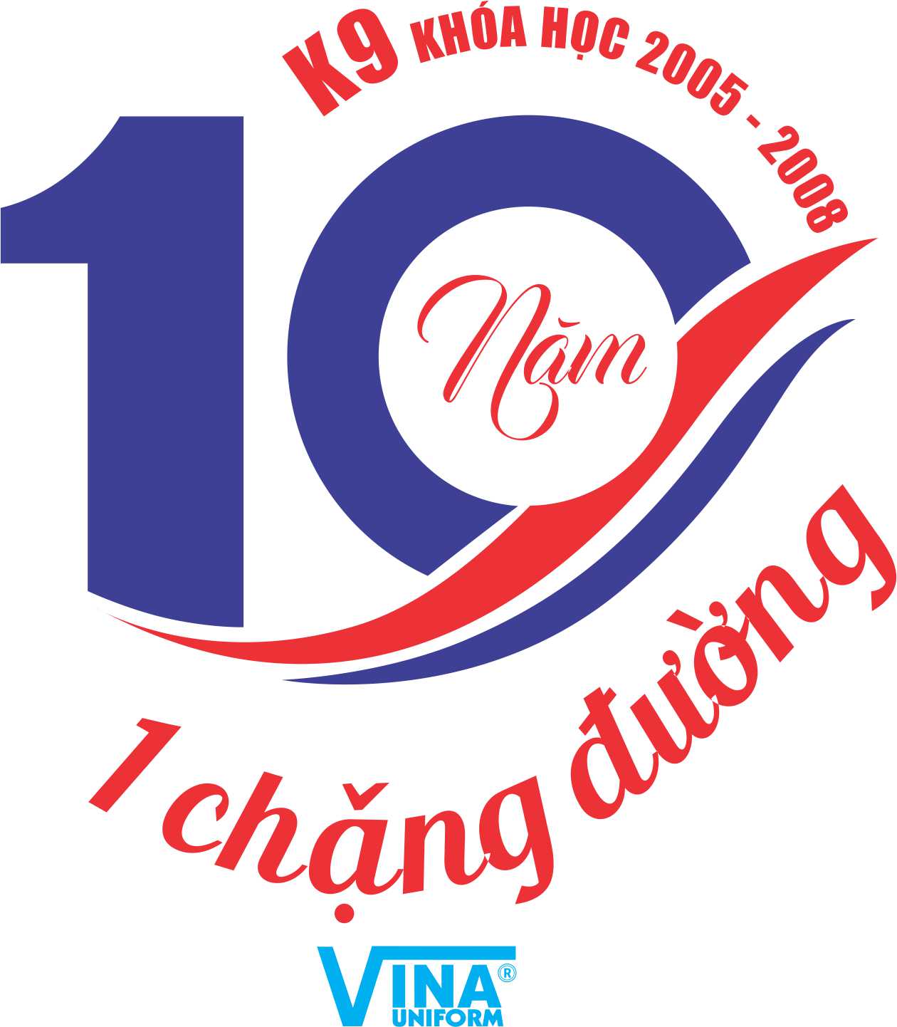 10+ Mẫu logo kỷ niệm 10 năm ngày ra trường đẹp ý nghĩa - Đồng Phục Vina