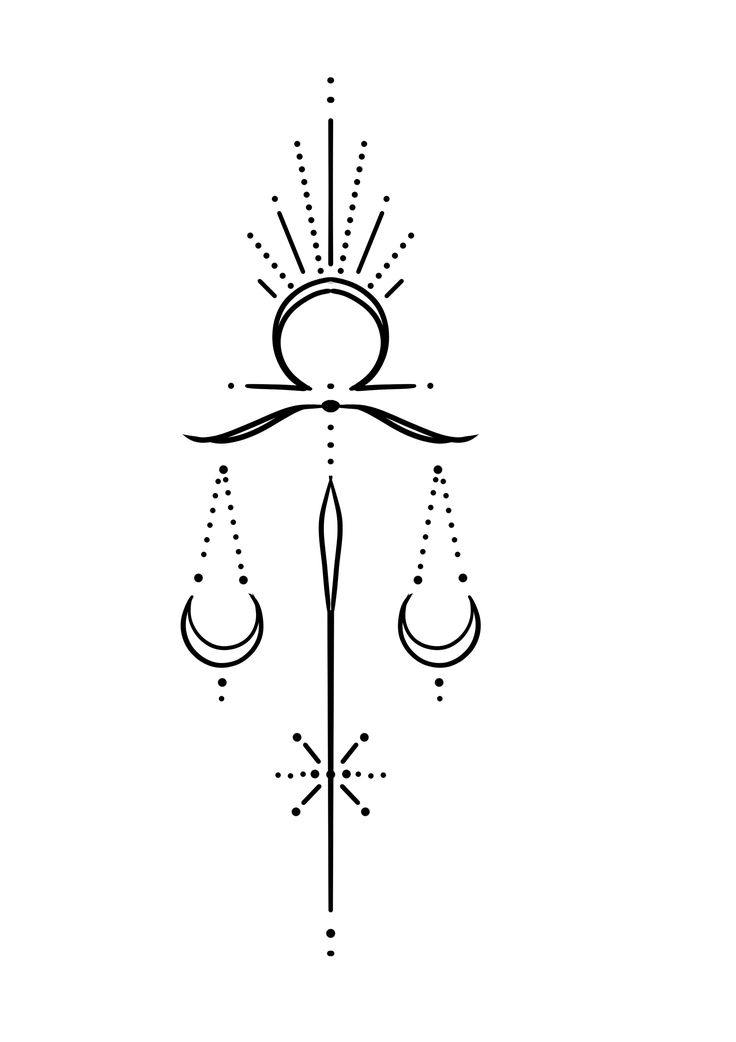 Logo cung Thiên Bình, độc đáo, sáng tạo