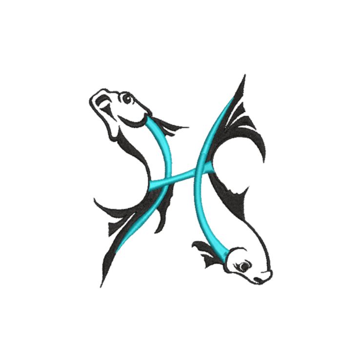 Logo cung Song Ngư sáng tạo độc đáo